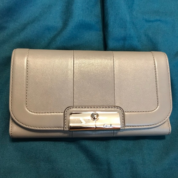 Coach | Bags | Grey Coach Wallet | Poshmark